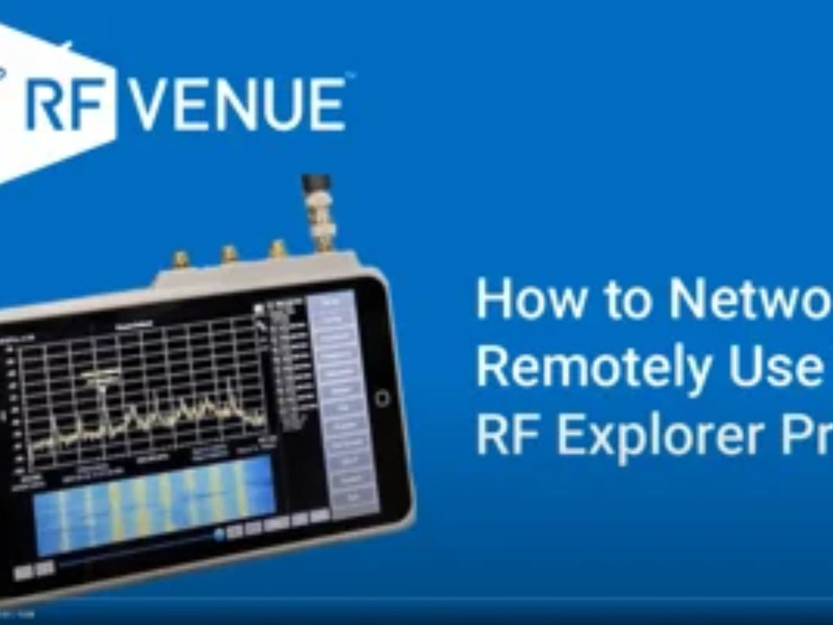 How to Network the RF Explorer Pro for Smarter Wireless Audio Monitori